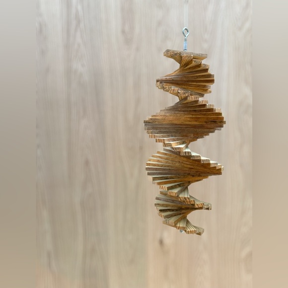 Accents | Handmade Spiral Wood Spinner | Poshmark
